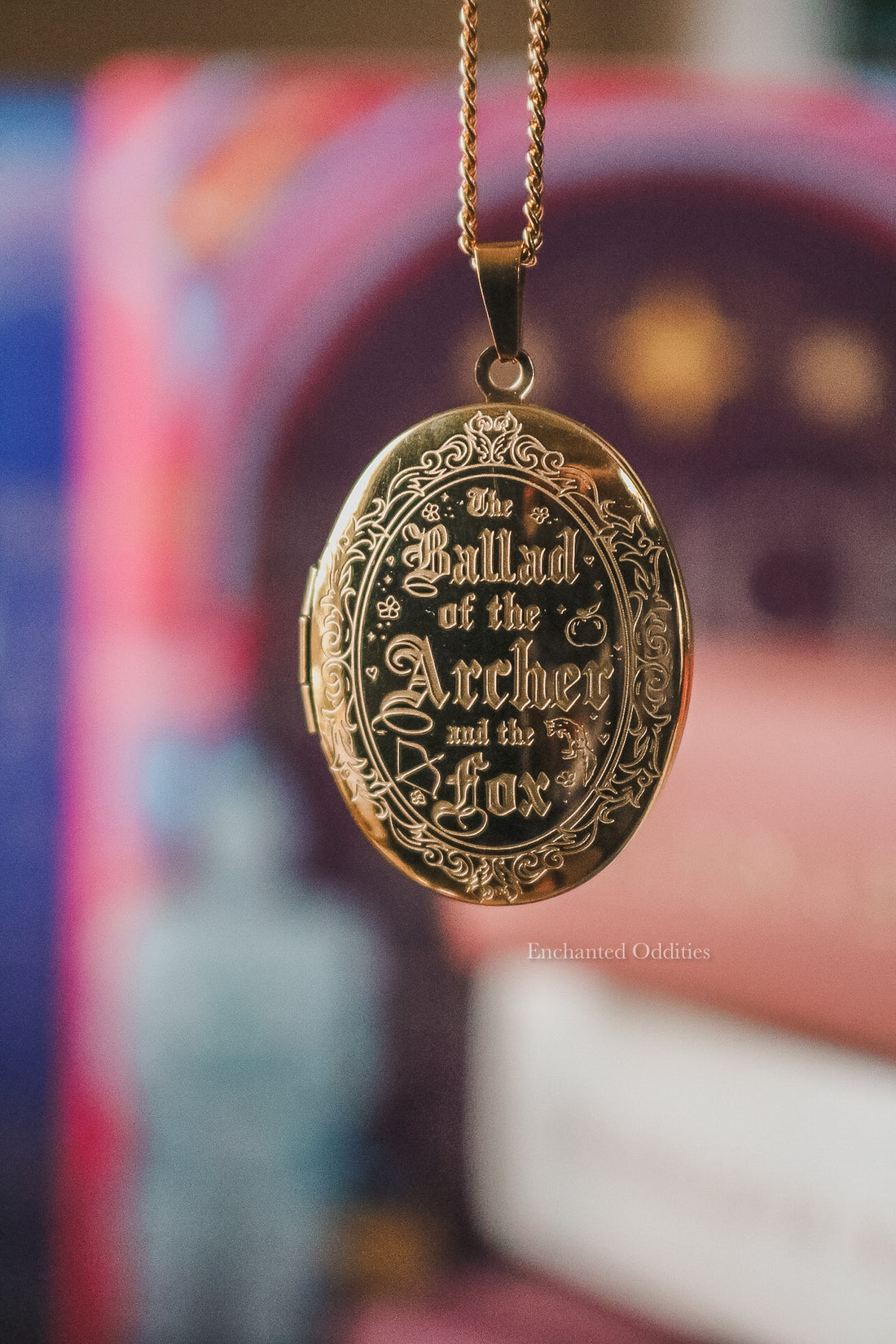 IMPERFECT* The Archer & The Fox Locket – Enchanted Oddities